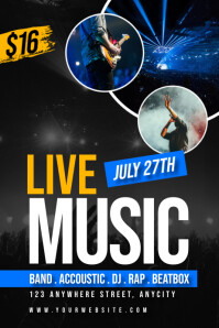 1.9K+ Free Live Performance Poster Templates | PosterMyWall