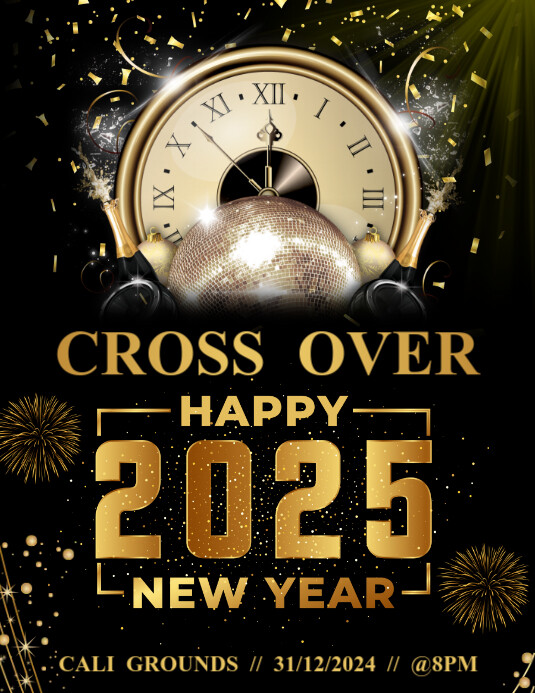 Copy of Black Maximalist 2025 Crossover Flyer (us Letter) | PosterMyWall