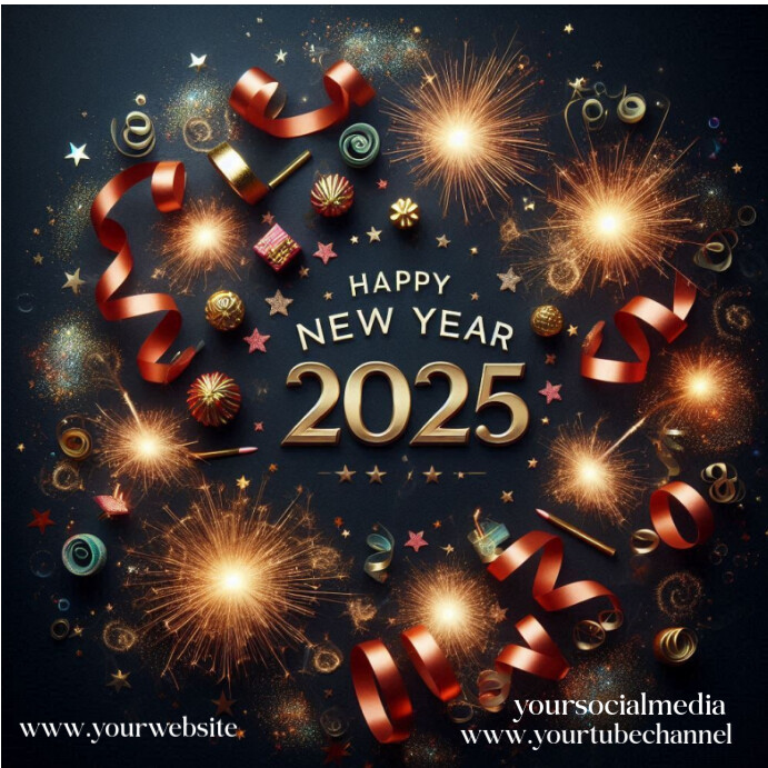 Black Maximalist 2025 Instagram Post Template | PosterMyWall