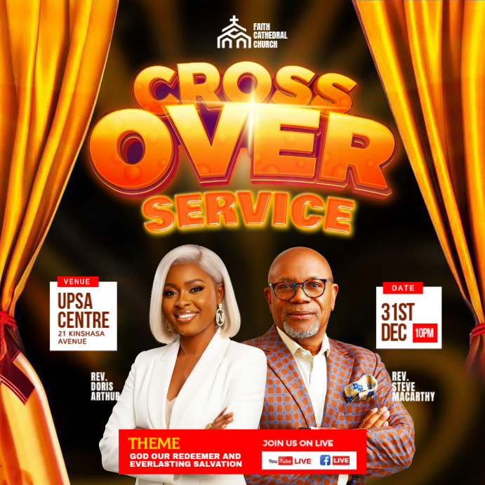 Copy of Black Maximalist 3D 31st Night Crossover Service Flyer ...
