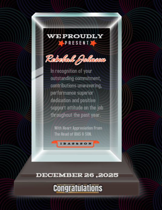 Copy of Black Maximalist Achievement Recognition Flyer Design Flyer (us ...