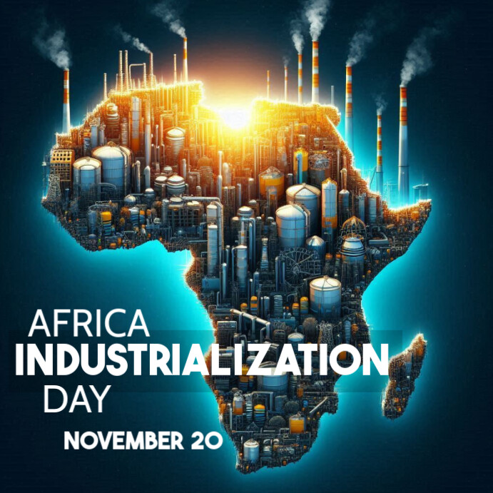 Copy of Black Maximalist Africa Industrialization Day Instagram Post ...