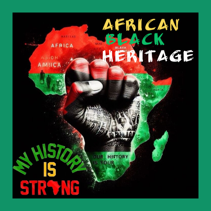 Copy of Black Maximalist African World Heritage Day Instagram Post ...