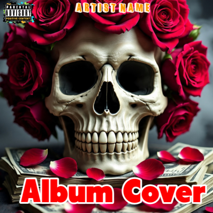 Black Maximalist Album Cover Album Cover Template | PosterMyWall