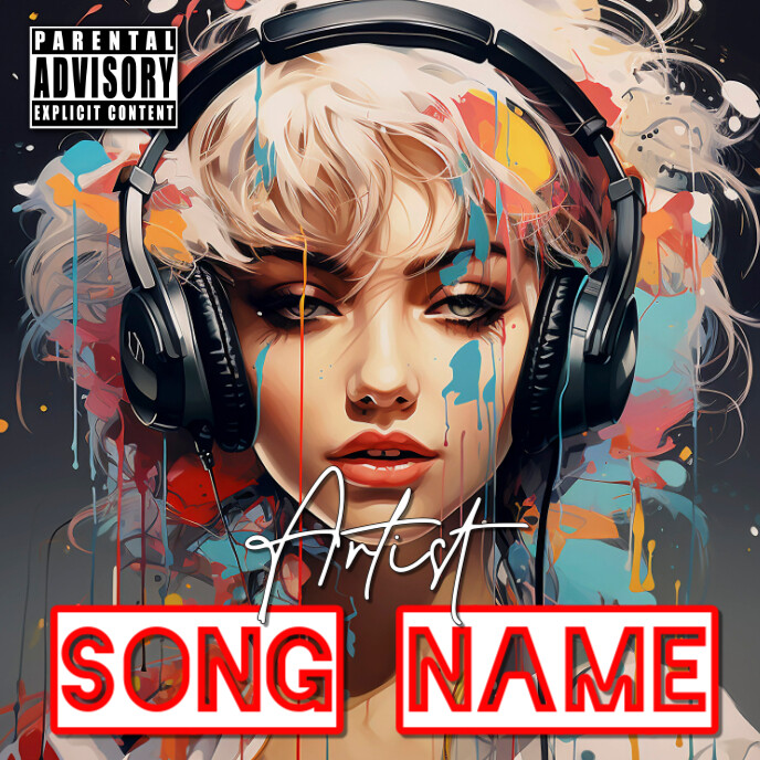 Copy of Black Maximalist Album Cover Album Cover | PosterMyWall