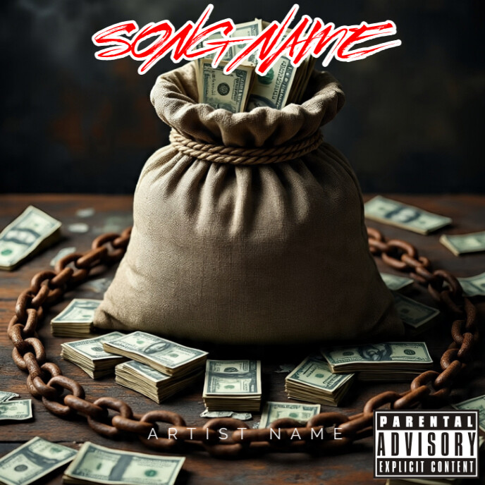 Black Maximalist Album Cover Album Cover Template | PosterMyWall