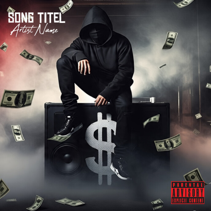 Copy of Black Maximalist Album Cover Album Cover | PosterMyWall