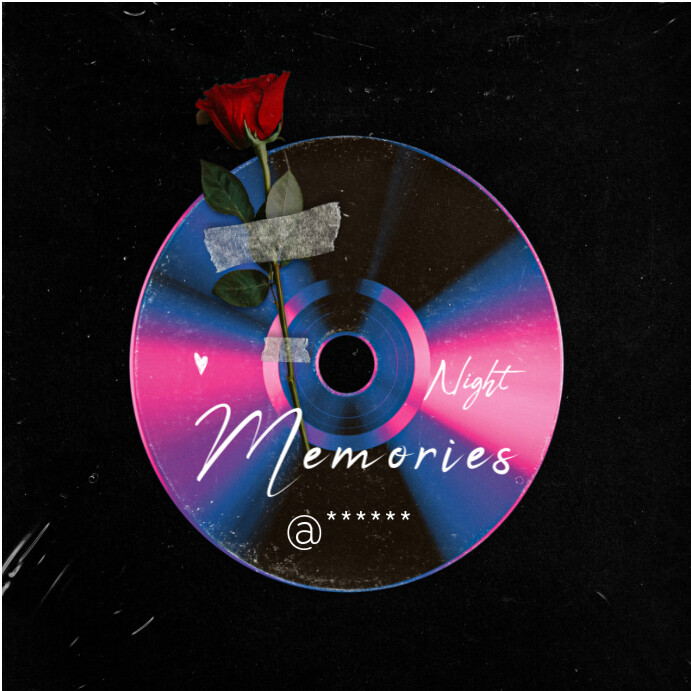 Plantilla de Black Maximalist Album Cover Instagram Post | PosterMyWall