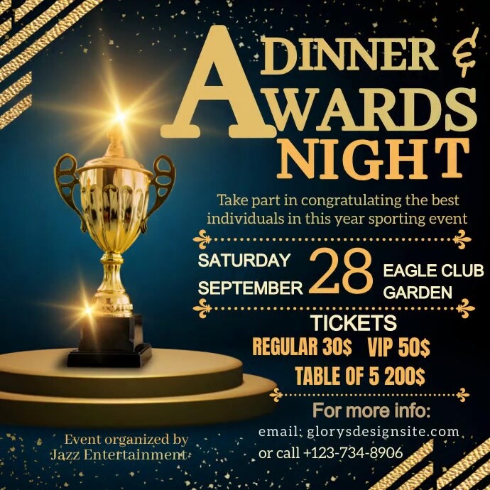 Copy of Black Maximalist Award Night Instagram Post | PosterMyWall