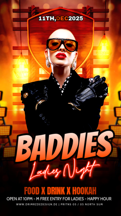 Plantilla de Black Maximalist Baddies Party Flyer Instagram Story ...