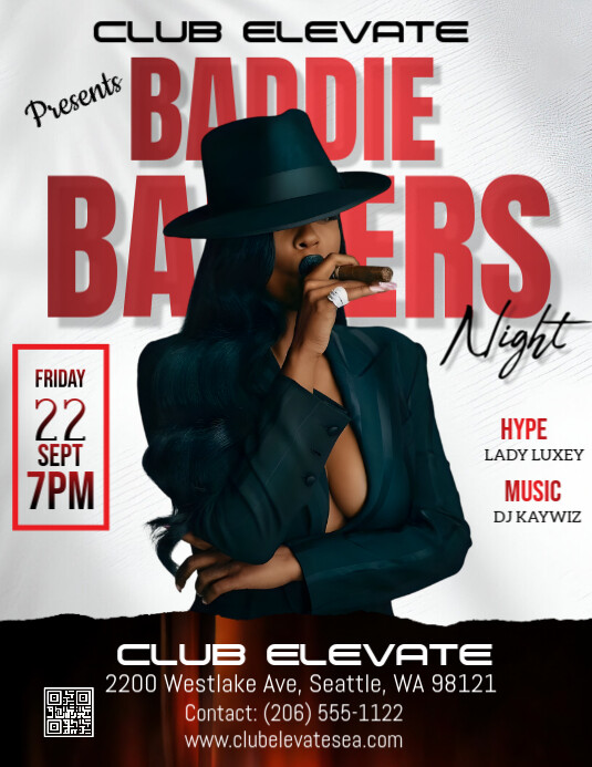 Black Maximalist Ballers Night Party Flyer Flyer (us Letter) Template ...