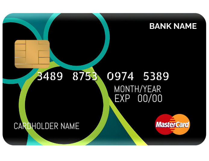 Modèle Black Maximalist Bank Credit Debit Atm Card Flyer (us Letter ...