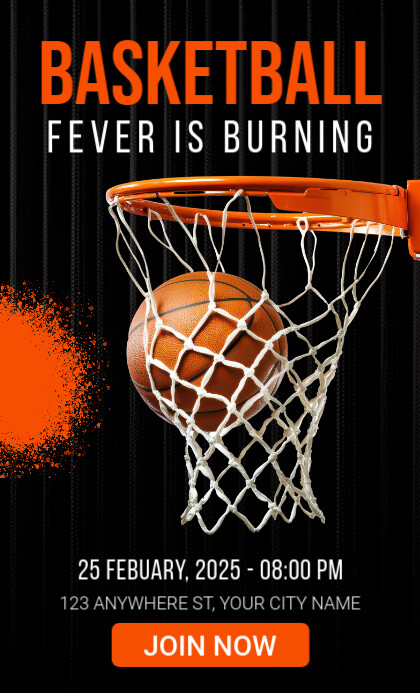 Copy of Black Maximalist Basketball Us Legal | PosterMyWall