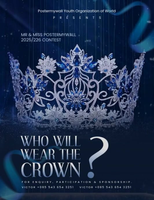 Copy of Black Maximalist Beauty Pageant Flyer (us Letter) | PosterMyWall