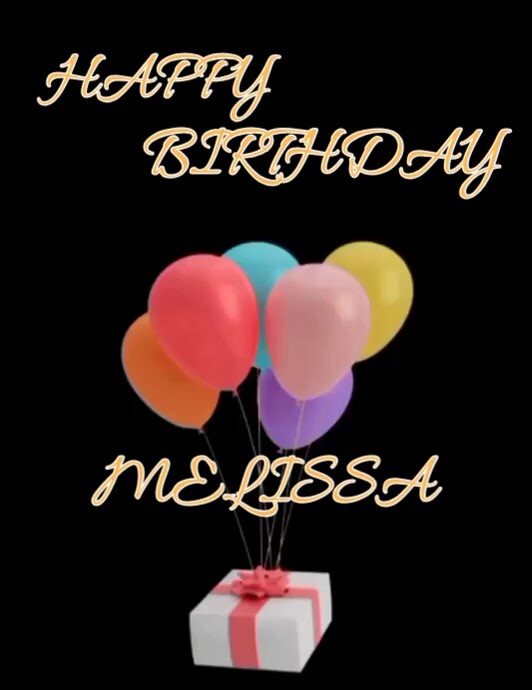 Copy of Black Maximalist Birthday Video Flyer (us Le | PosterMyWall