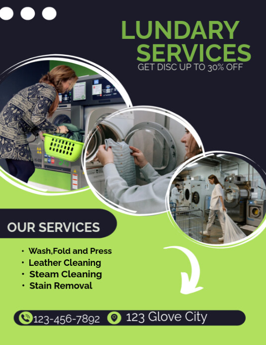 Copy of Lundary service | PosterMyWall