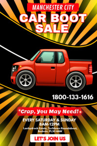 Car Boot Sale Flyer Template | PosterMyWall
