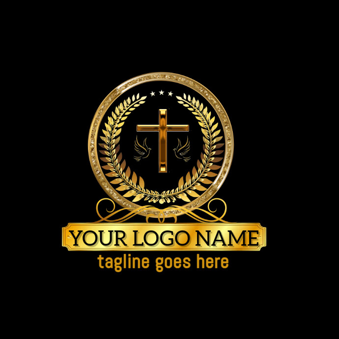 Copy of Black Maximalist Christian Logo | PosterMyWall