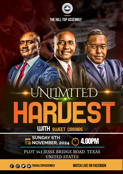 Modèle Black Maximalist Church A4 | PosterMyWall