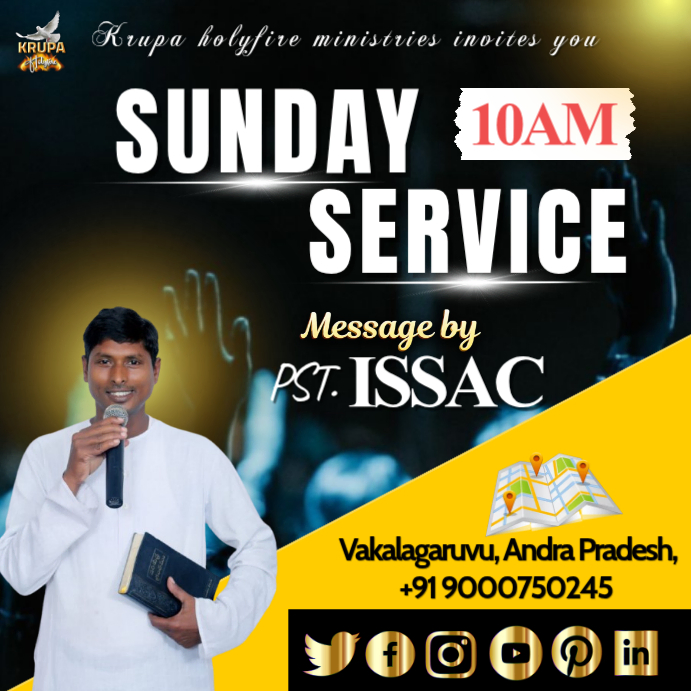 Black Maximalist Church Anniversary Instagram Post Template | PosterMyWall