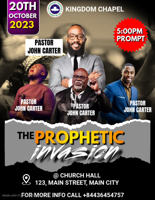 Copy of Black Maximalist Church Conference Flyer Flyer (us Letter) | PosterMyWall