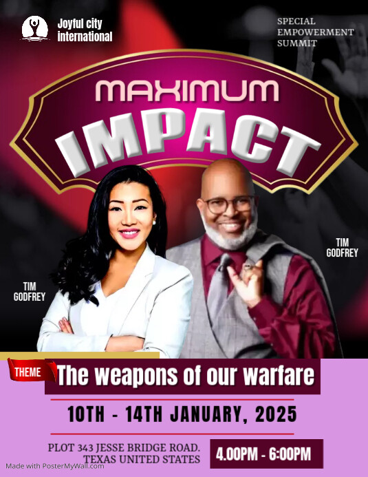 Black Maximalist Church Flyer (us Letter) Template | PosterMyWall