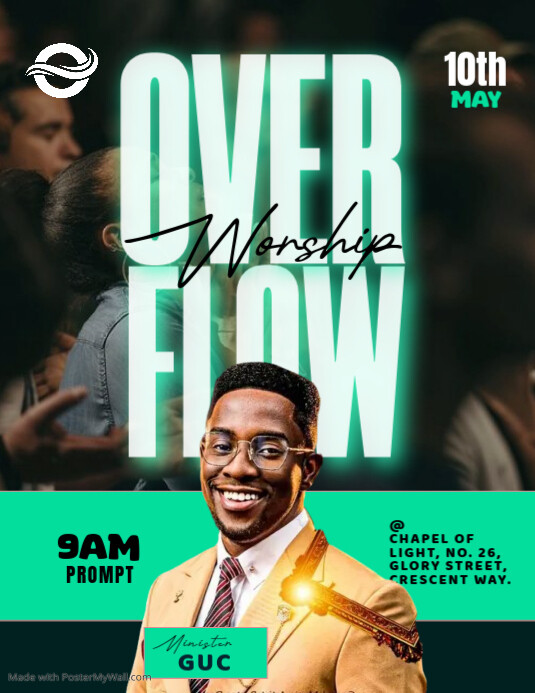 Copy of Black Maximalist Church Flyer (us Letter) | PosterMyWall