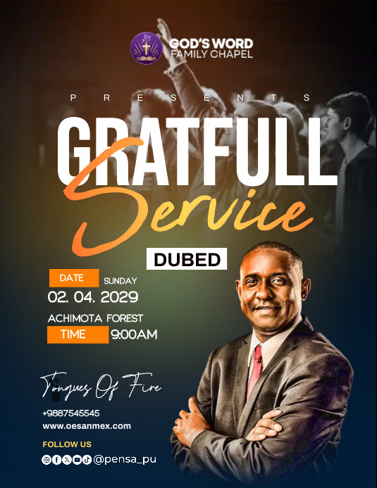 Black Church Flyer Template Free Church Flyer Templates