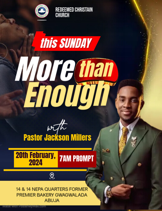 Copy of Black Maximalist Church Flyer Flyer (us Letter) | PosterMyWall