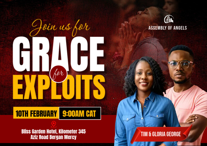 Copy of Black Maximalist Church Flyers A4 | PosterMyWall