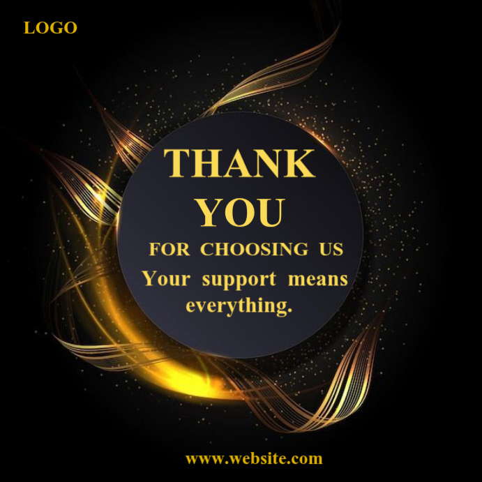 Black Maximalist Client Appreciation Instagram Post Template | PosterMyWall