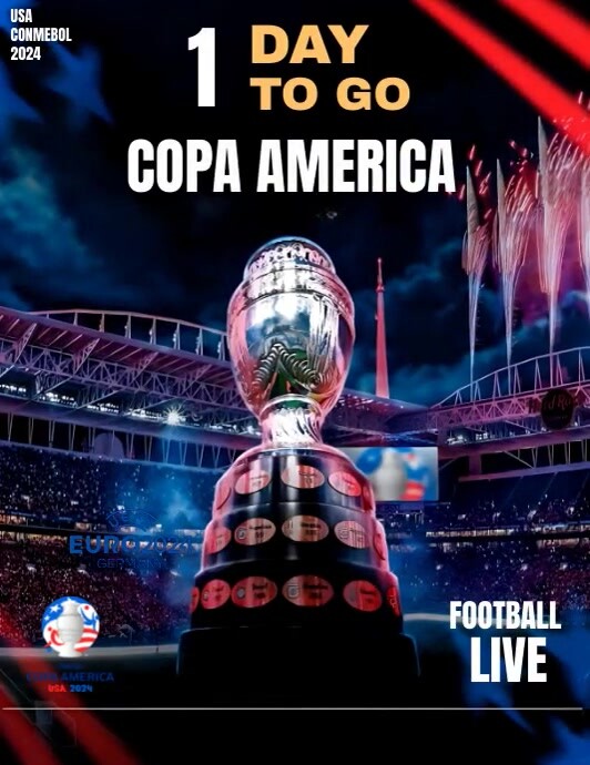Copy of Black Maximalist Copa America 2024 Flyer (us | PosterMyWall