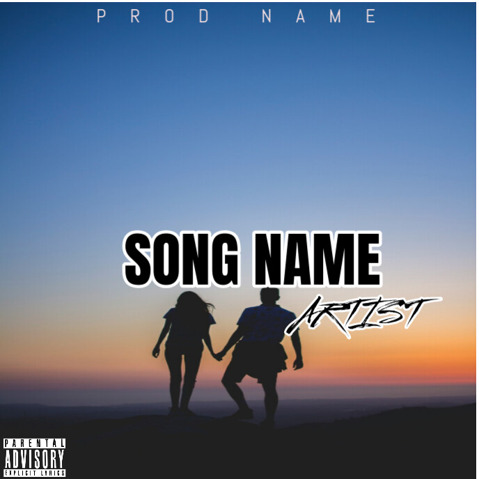 Black Maximalist Couple Seen Album Album Cove Template | PosterMyWall