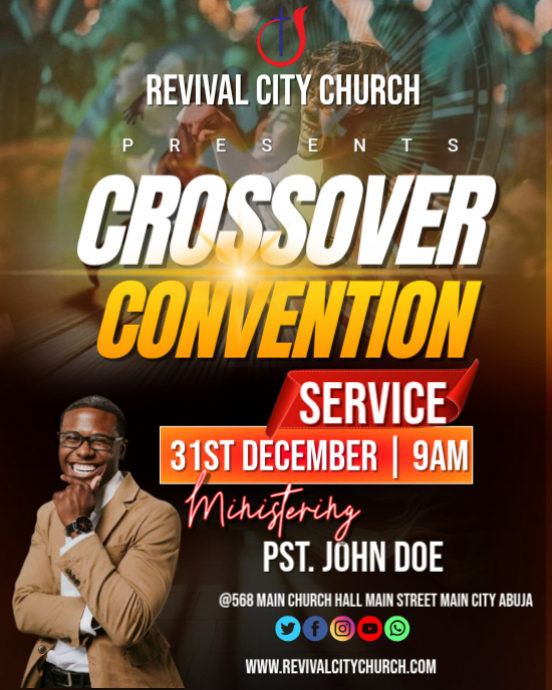 Black Maximalist Crossover Convention Service Instagram Portrait ...