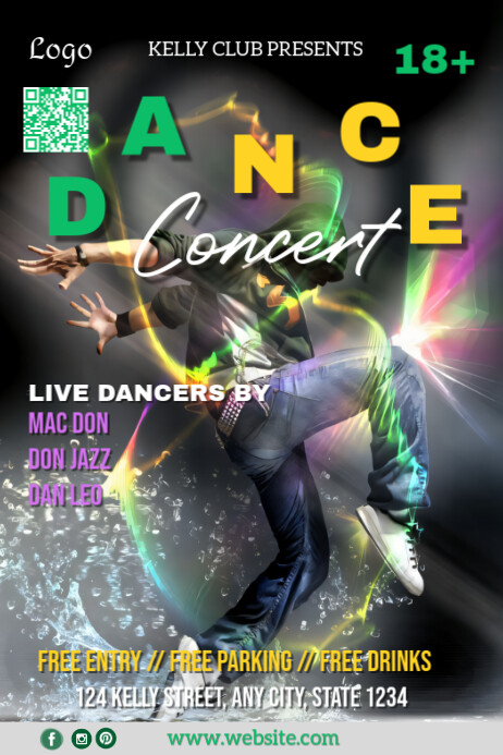 Dance Concert Poster Design