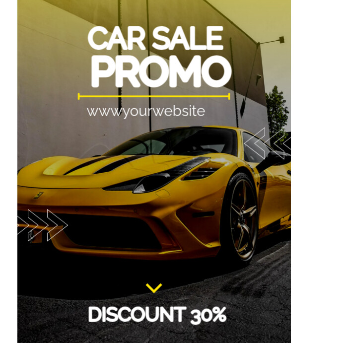 Black Maximalist Dark Car Sales Promotion Instagram Post Template ...