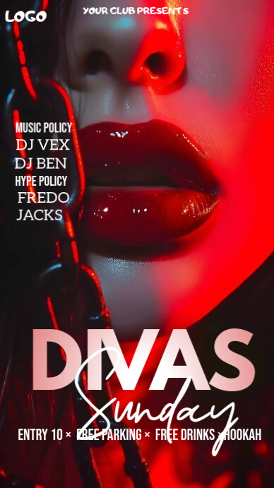 Black Maximalist Divas Sunday Design Instagram Story Template ...