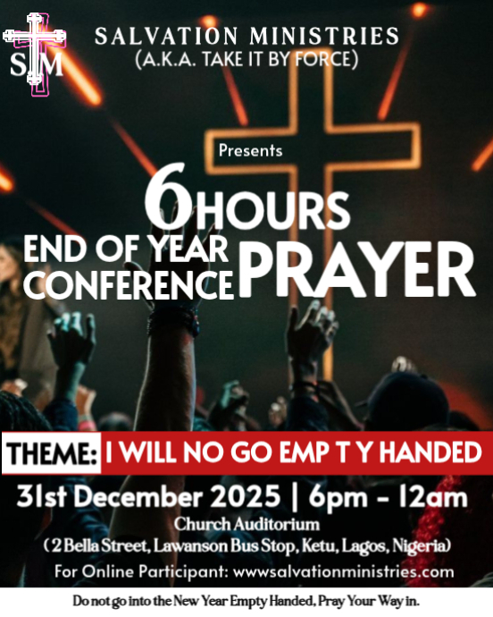 Black Maximalist End Of The Year Prayer Conference Instagram Portrait ...