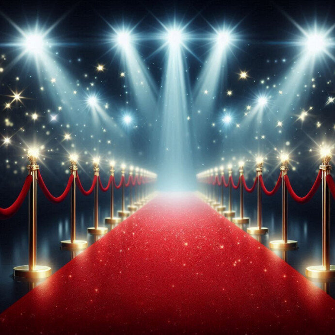 Black Maximalist Event Stage Spotlight Instagram Post Template ...
