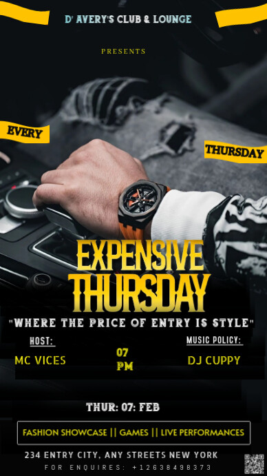 Black Maximalist Expensive Thursday Where The Price Of Entry Is Style ...