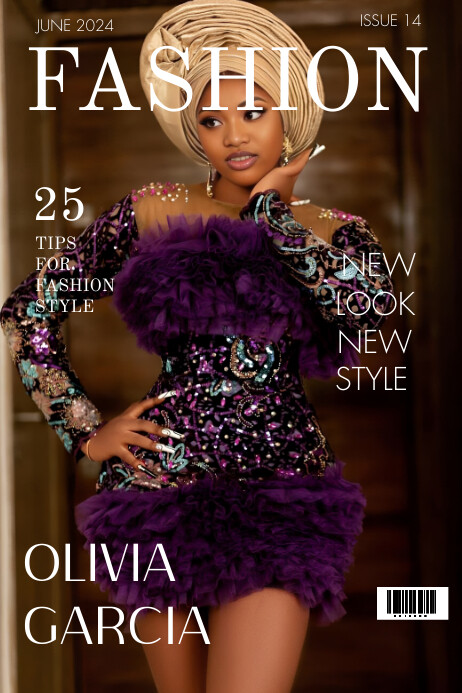 Copy of Black Maximalist Fashion Magazine Cover Desig | PosterMyWall