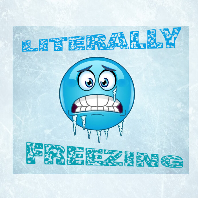 Copy of Black Maximalist Freezing Logo Logo | PosterMyWall