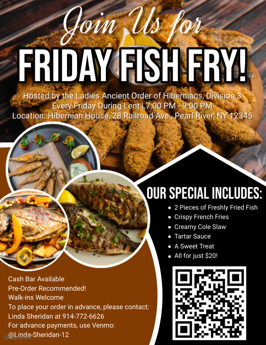 Copy of Black Maximalist Friday Fish Fry Flyer Flyer | PosterMyWall