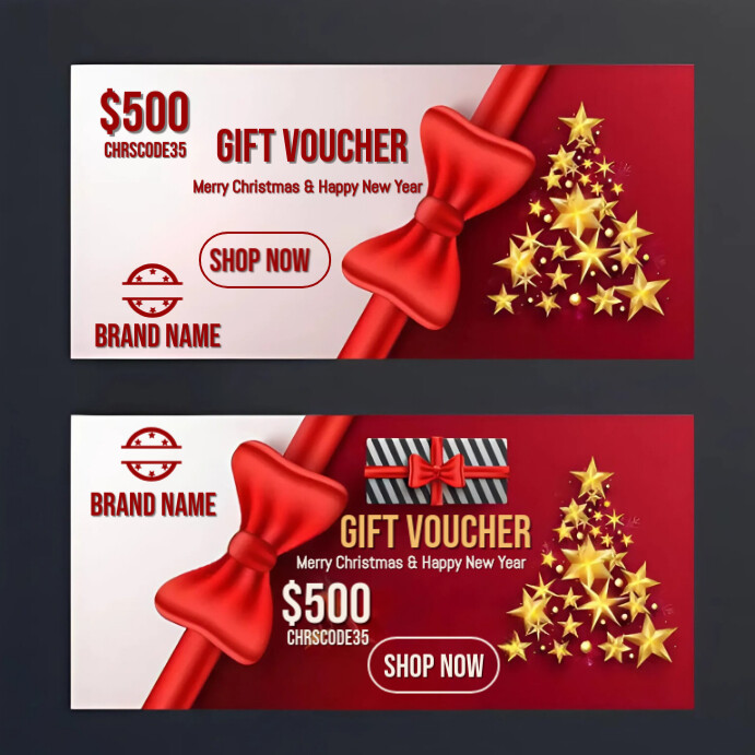 Copy of Black Maximalist Gift Voucher Instagram Post | PosterMyWall