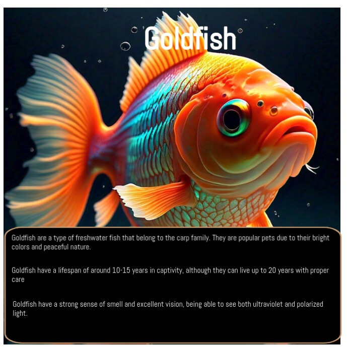 Copy of Black Maximalist Goldfish Instagram Post | PosterMyWall