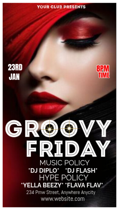 Copy of Black Maximalist Groovy Friday Instagram Story | PosterMyWall