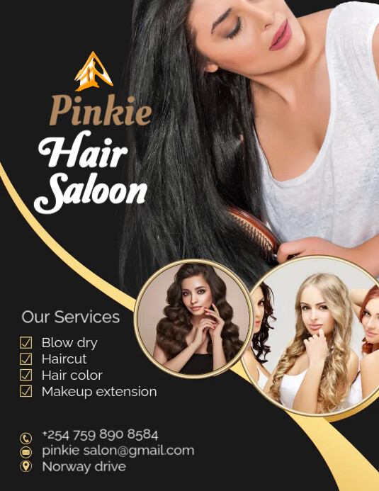 Copy of Black Maximalist Hair Flyer (us Letter) | PosterMyWall