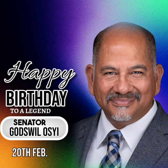 Black Maximalist Happy Birthday To You Senator, Governor, President ...