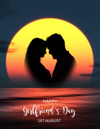 Happy Girlfriend Day Template | PosterMyWall