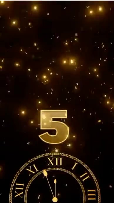 Black Maximalist Happy New Year 2026 Instagram Reel Template | PosterMyWall